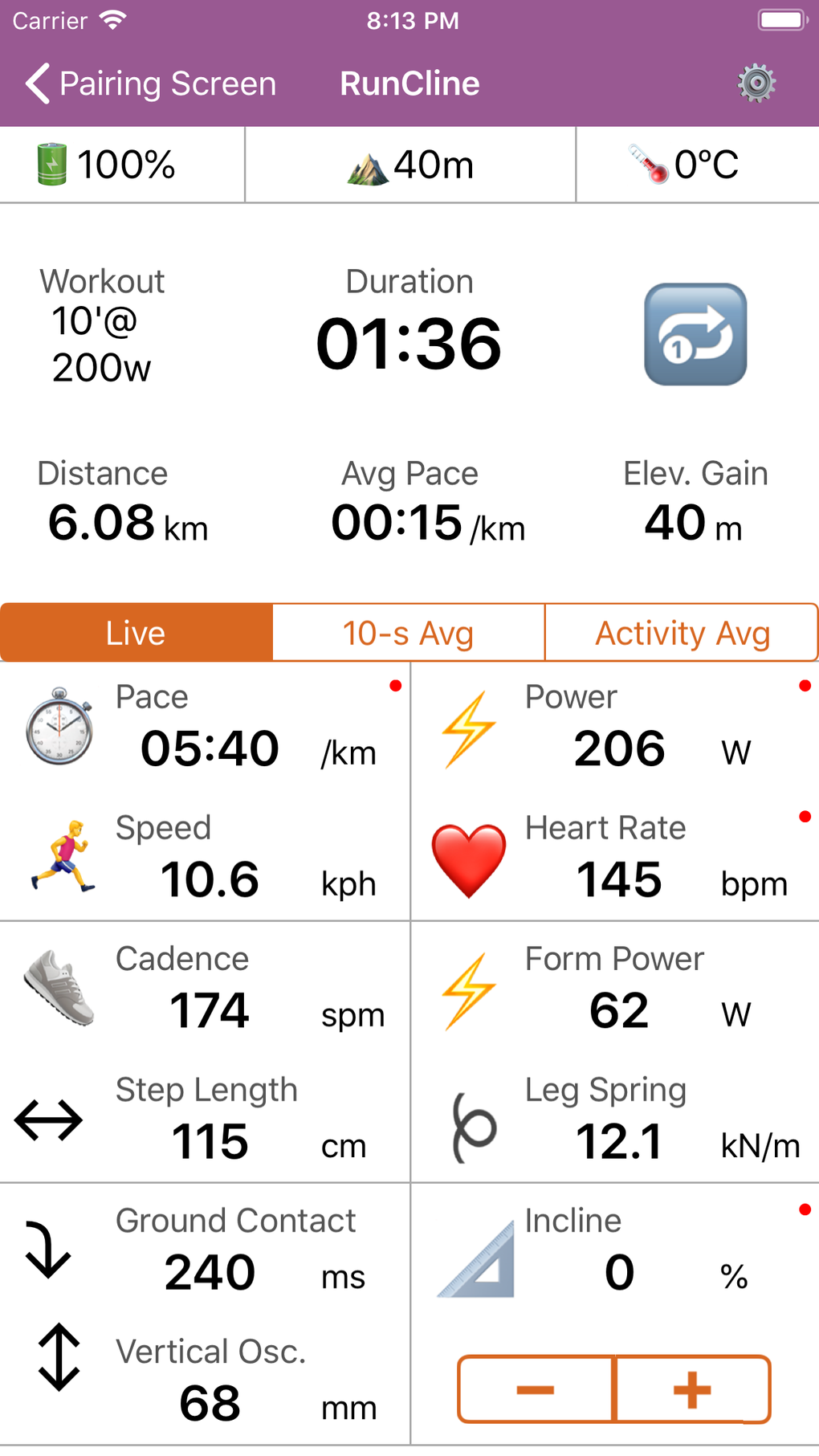 RunCline para iPhone - Descargar