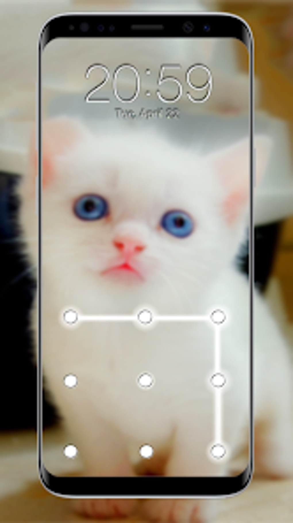 Kitty Cat Pattern Lock Screen for Android - 無料・ダウンロード