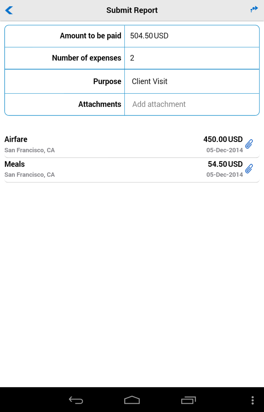 Oracle Fusion Expenses APK para Android - Descargar