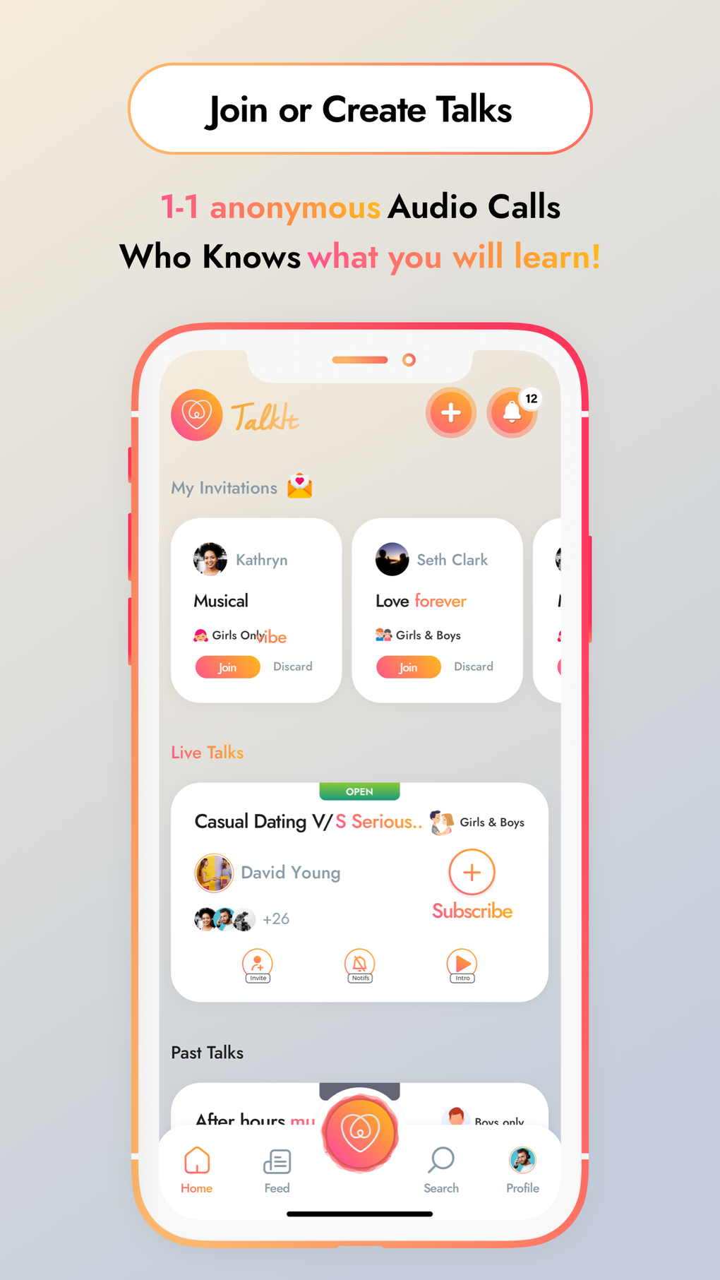 TalkIt - Authentic Safe Talks for iPhone - Download