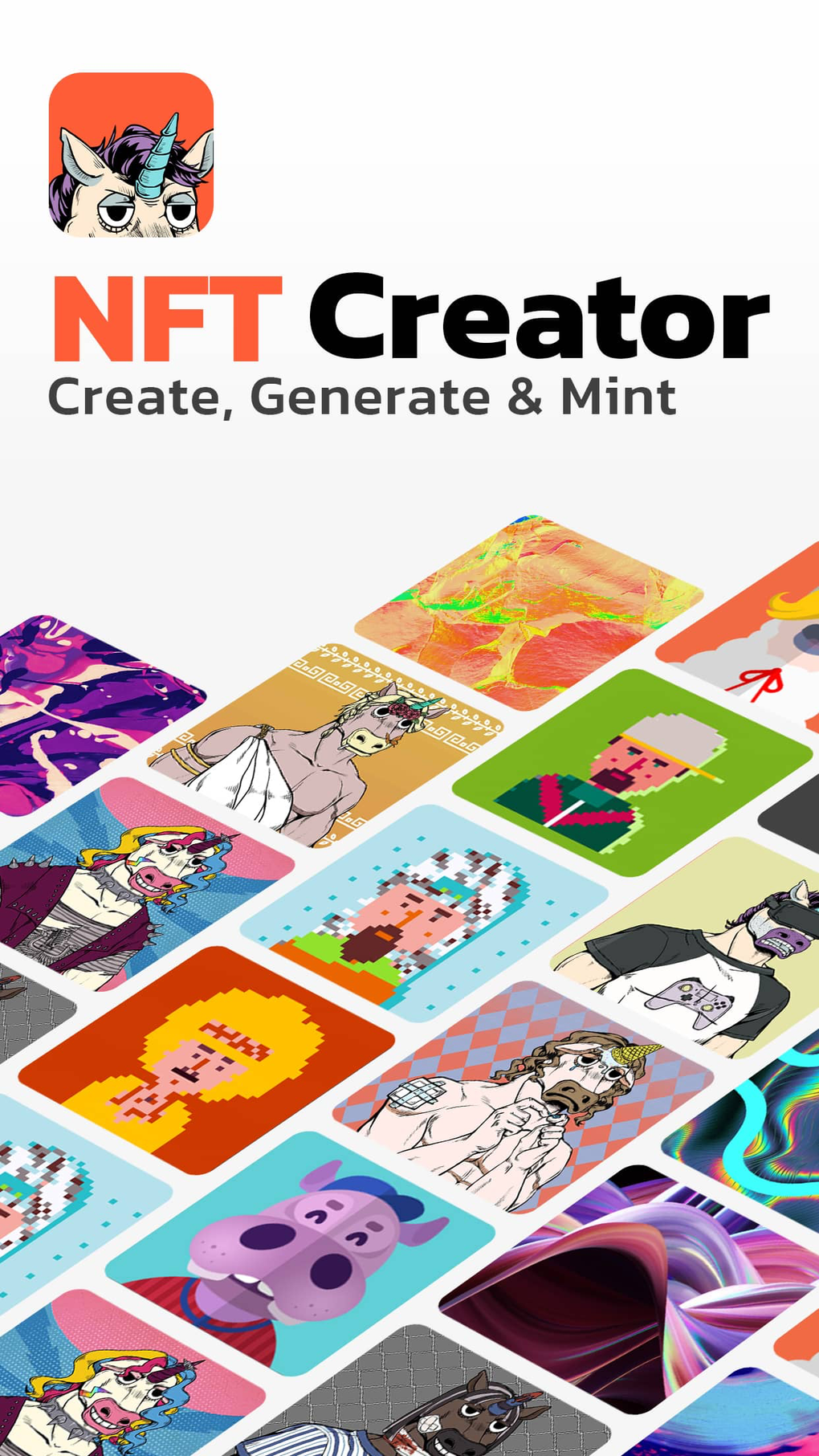 AI NFT Art Generator: UniPixel para iPhone - Descargar