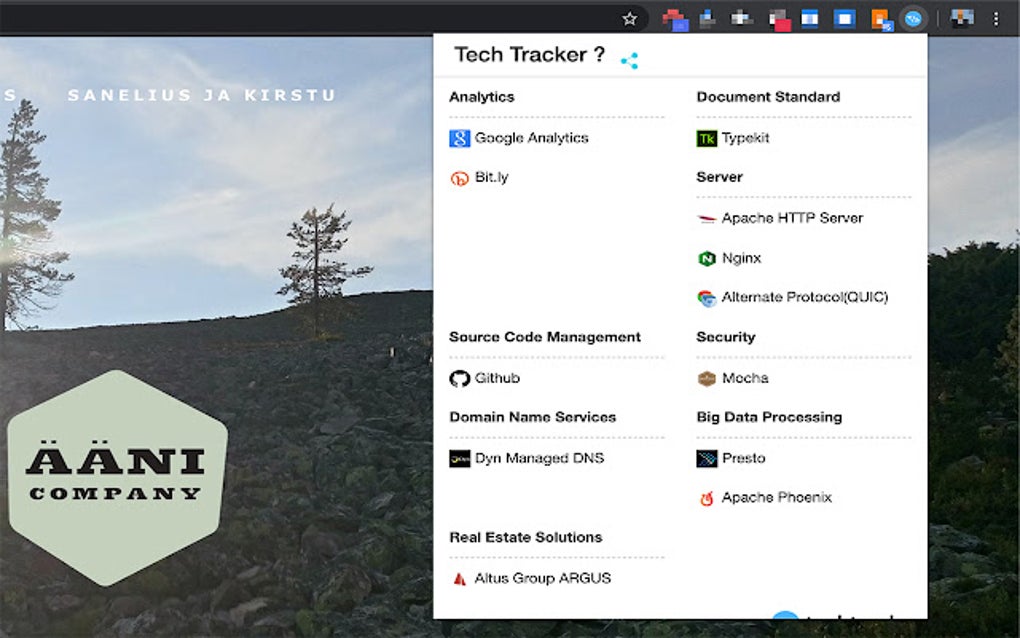 Tech Tracker for Google Chrome - Extension Download