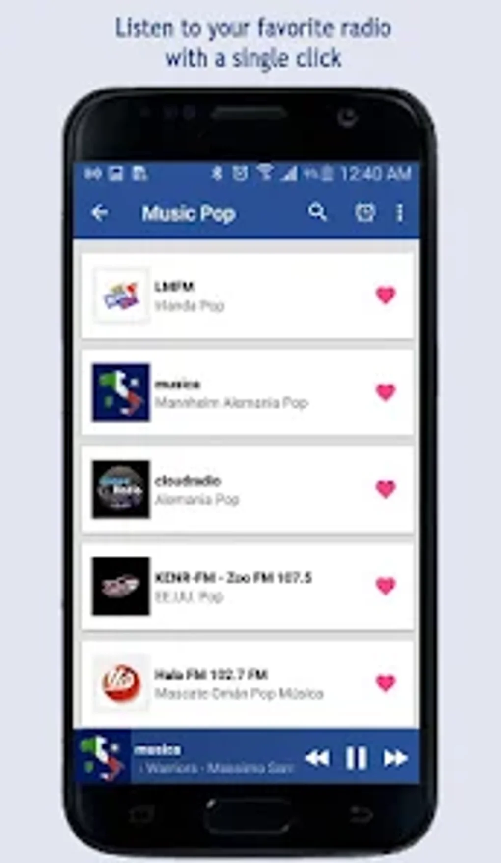 Pop Music Radio cho Android - Tải về