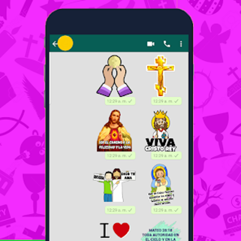 Stickers religiosos católicos para Android - Descargar