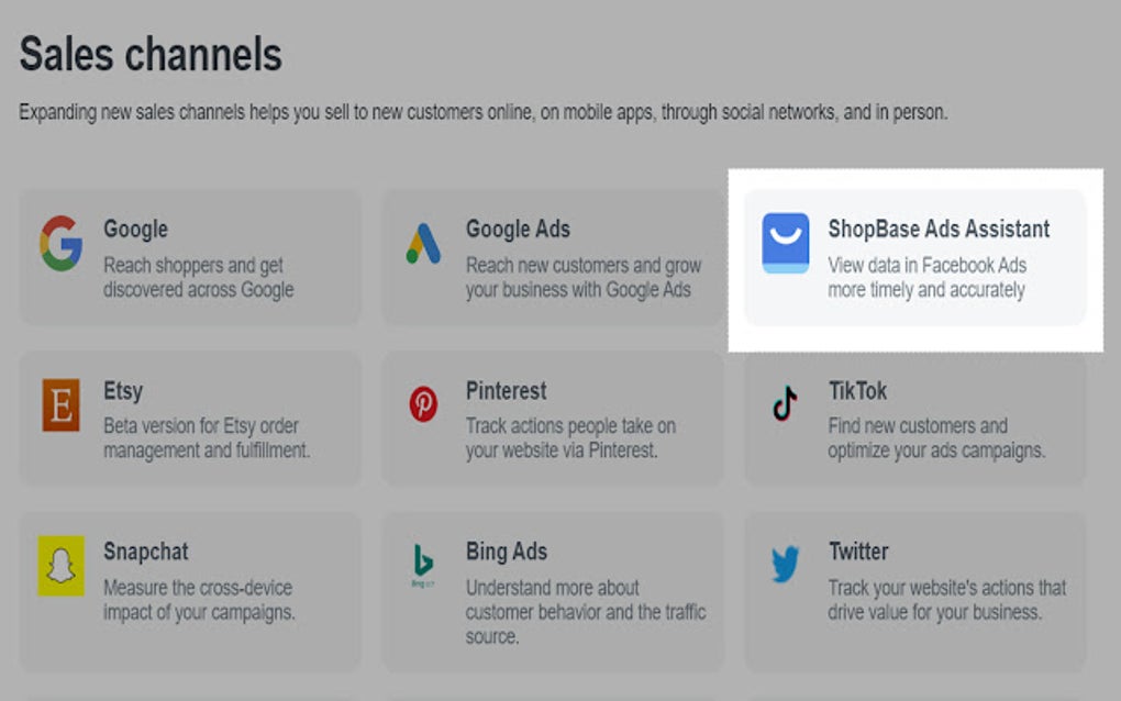 ShopBase Ads Assistant for Google Chrome - Extension Download