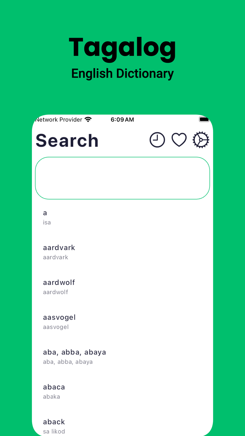 iPhone 용 Tagalog Dictionary - Dict Box - 다운로드