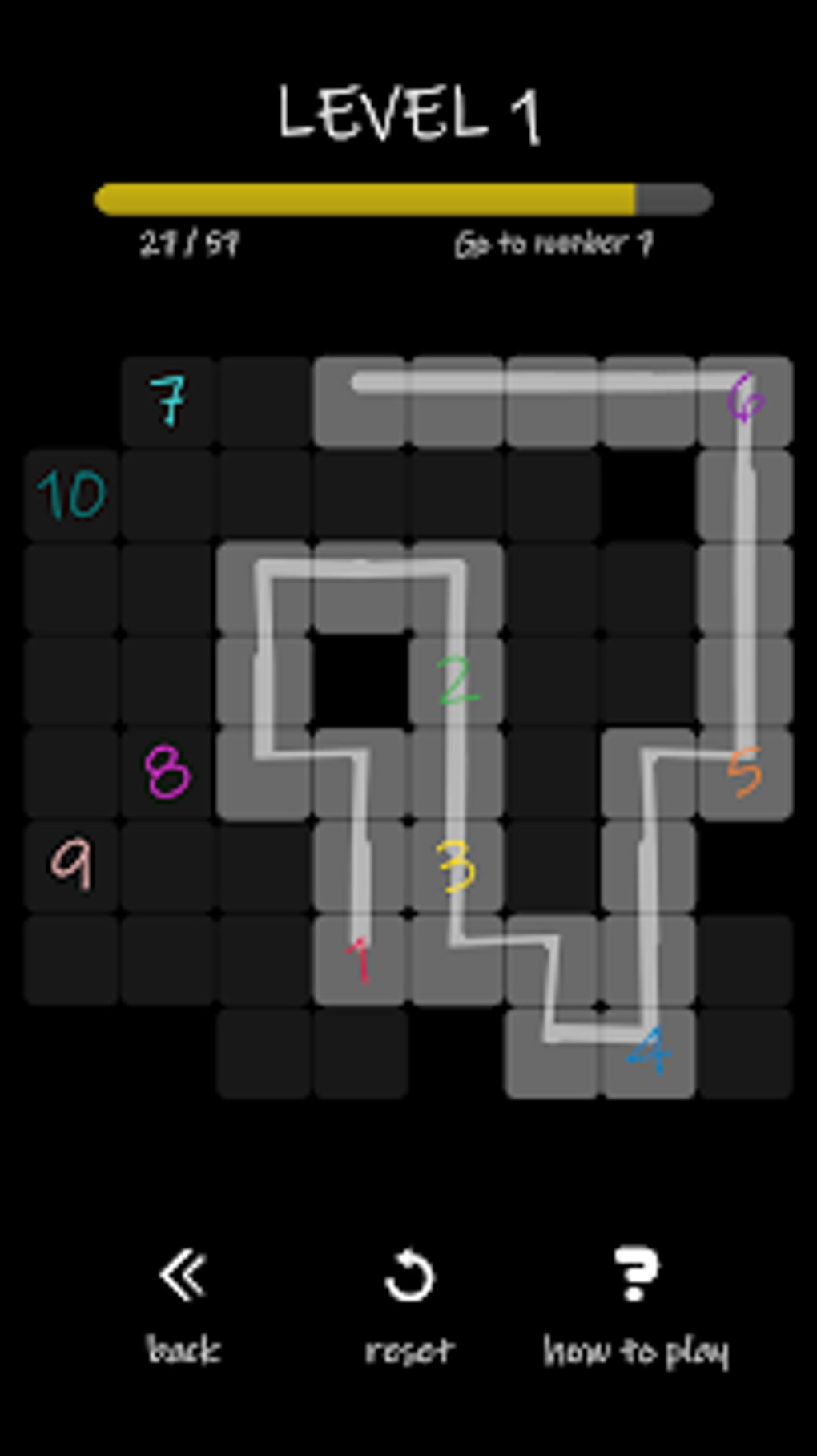 Numberflow - one-line puzzle game APK for Android - Download