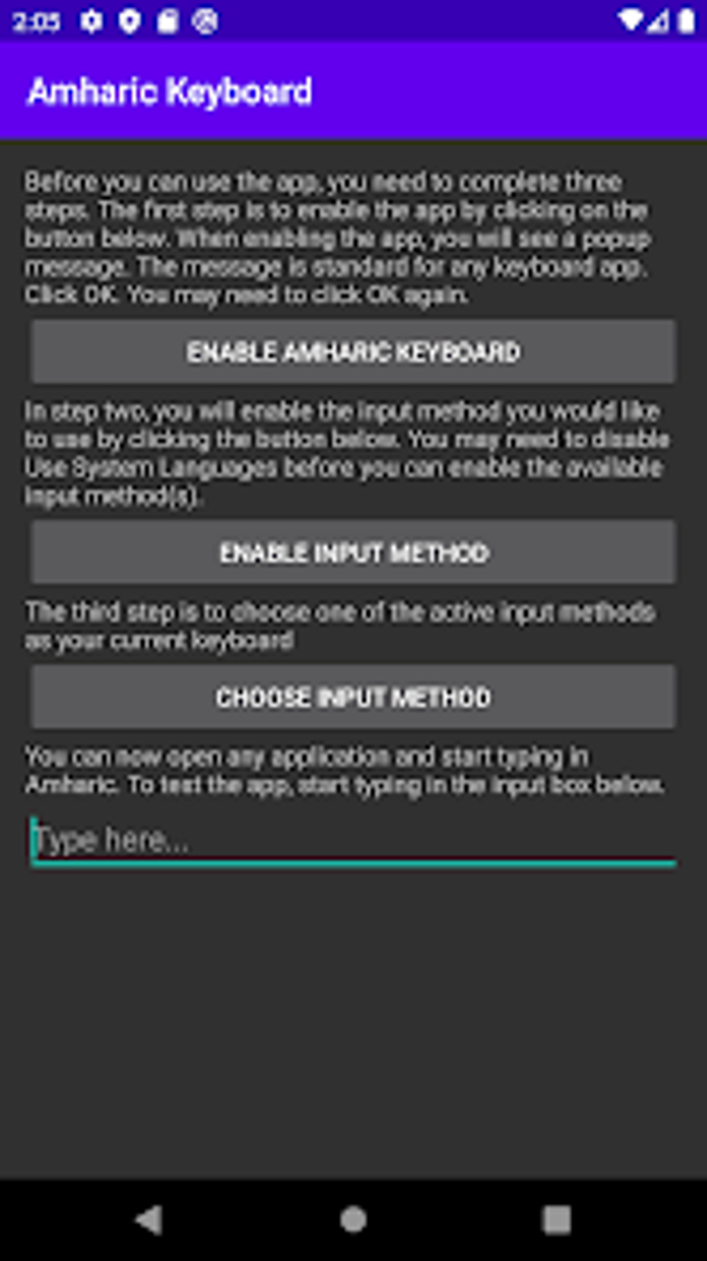 Amharic Keyboard para Android - Descargar
