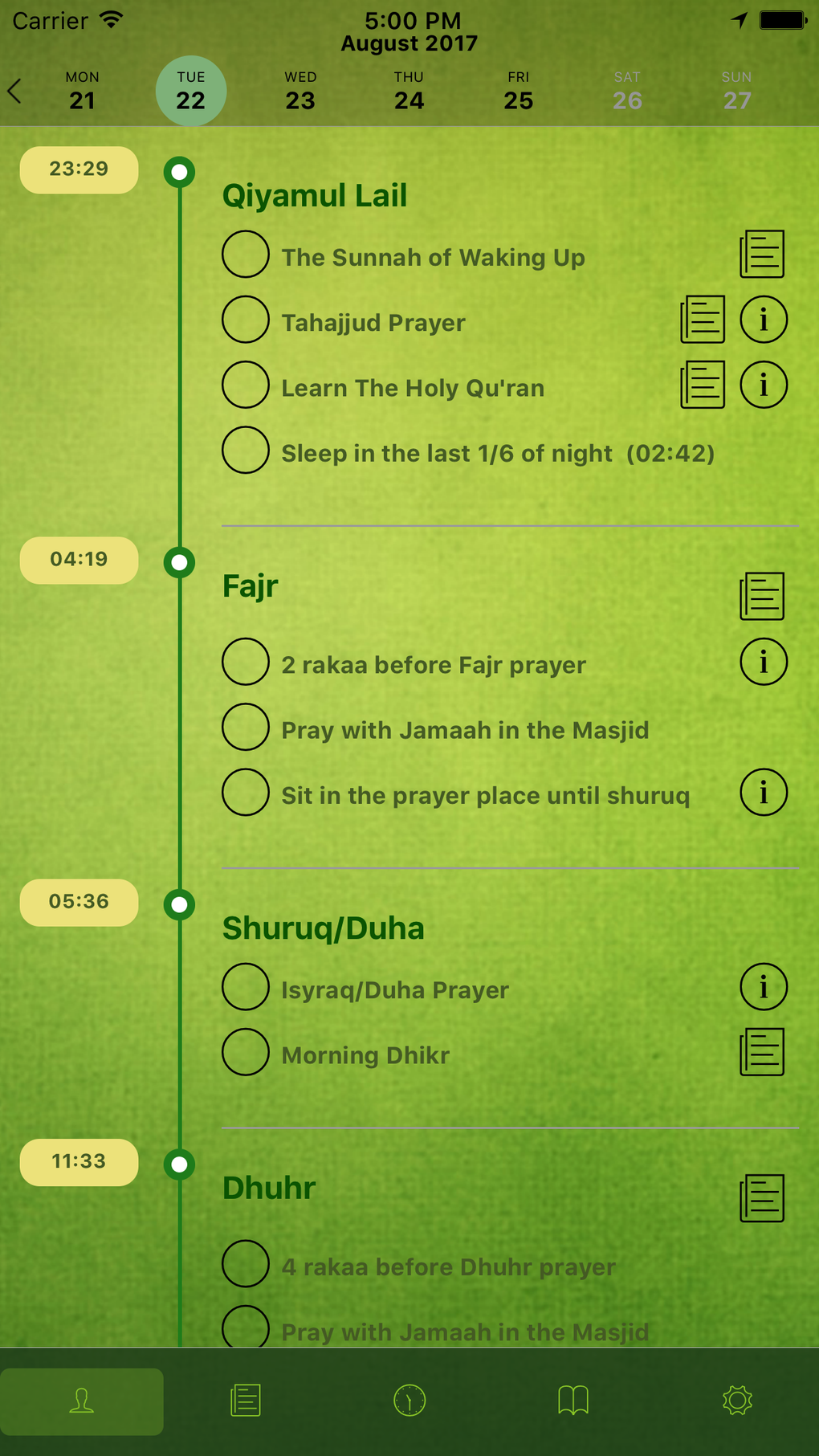 Sunnah Keseharian para iPhone - Descargar
