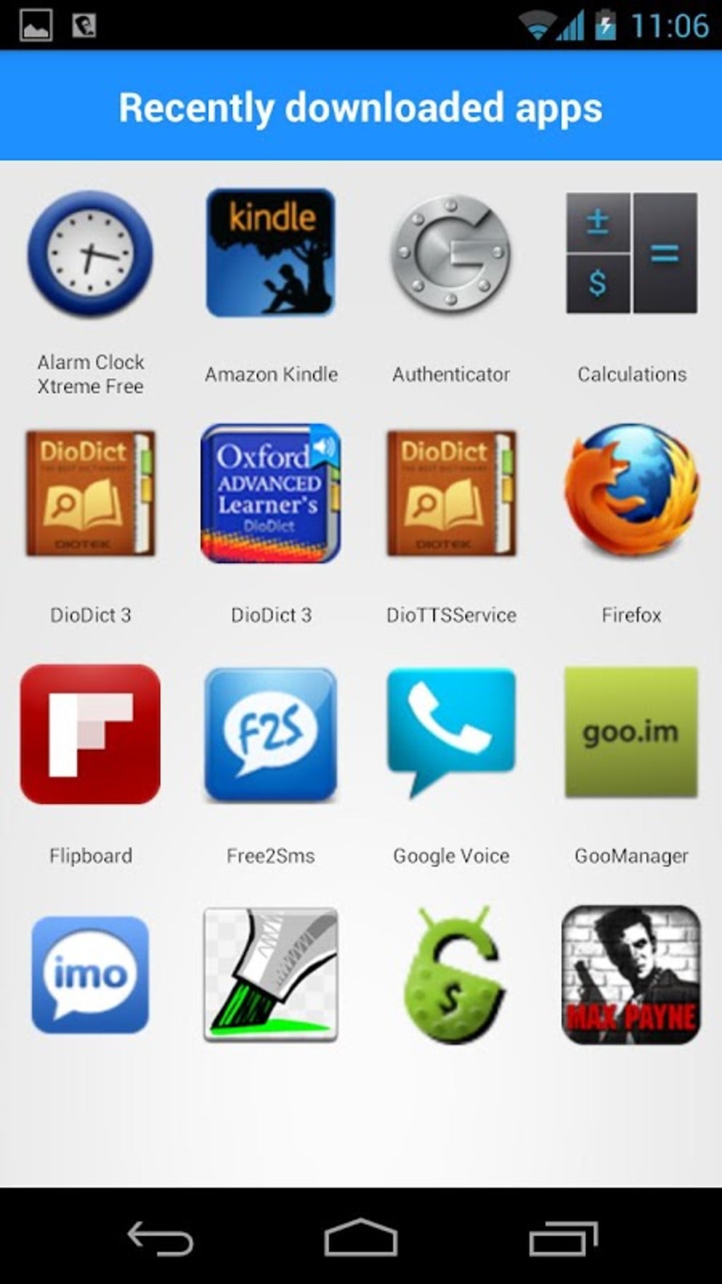 Recently installed APK for Android - Download
