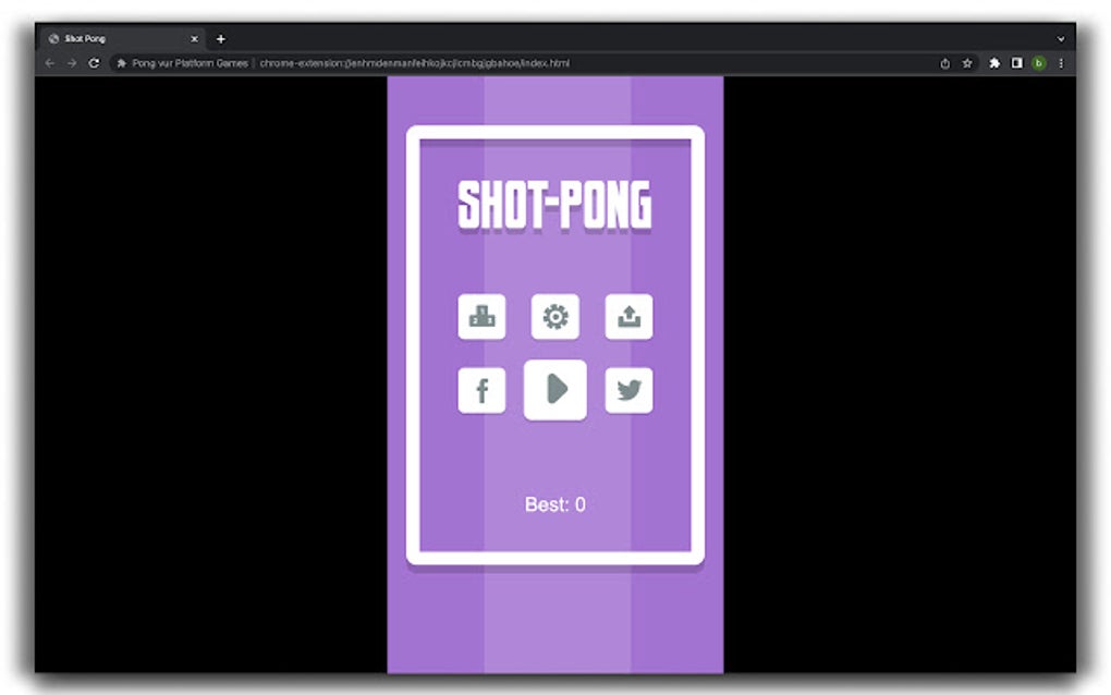 Shoot Pong - HTML5 Game para Google Chrome - Extensión Descargar