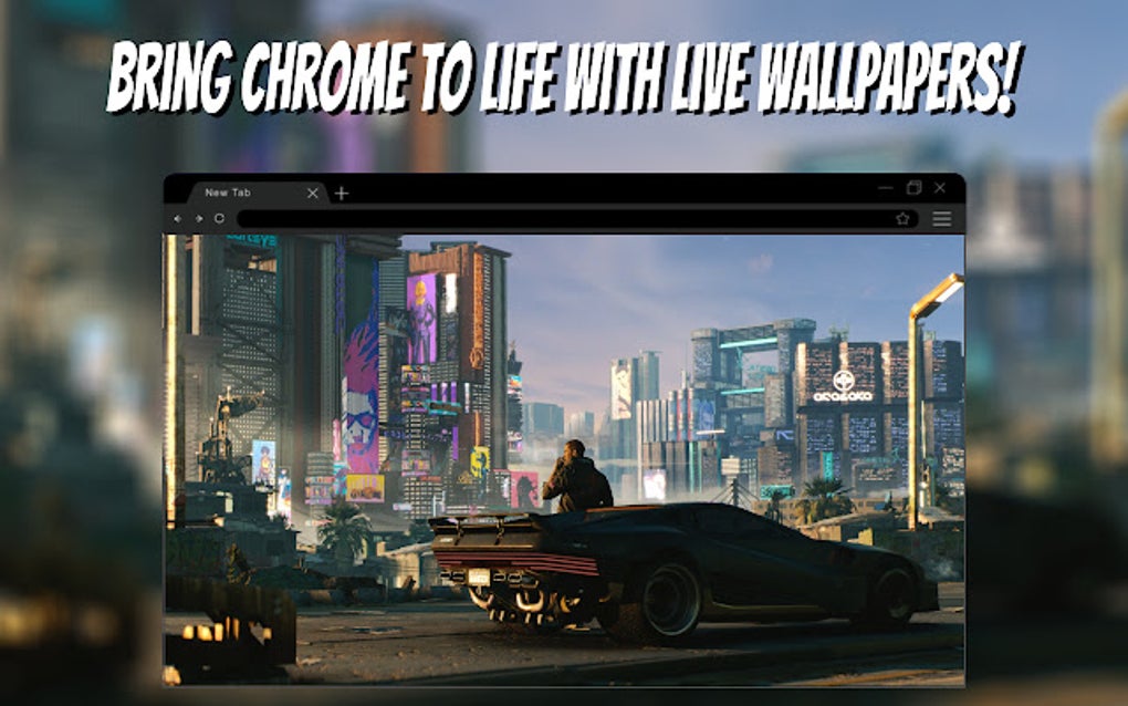 Cyberpunk 2077 Automobile Live Wallpaper New Tab Google Chrome 용 - 확장 ...