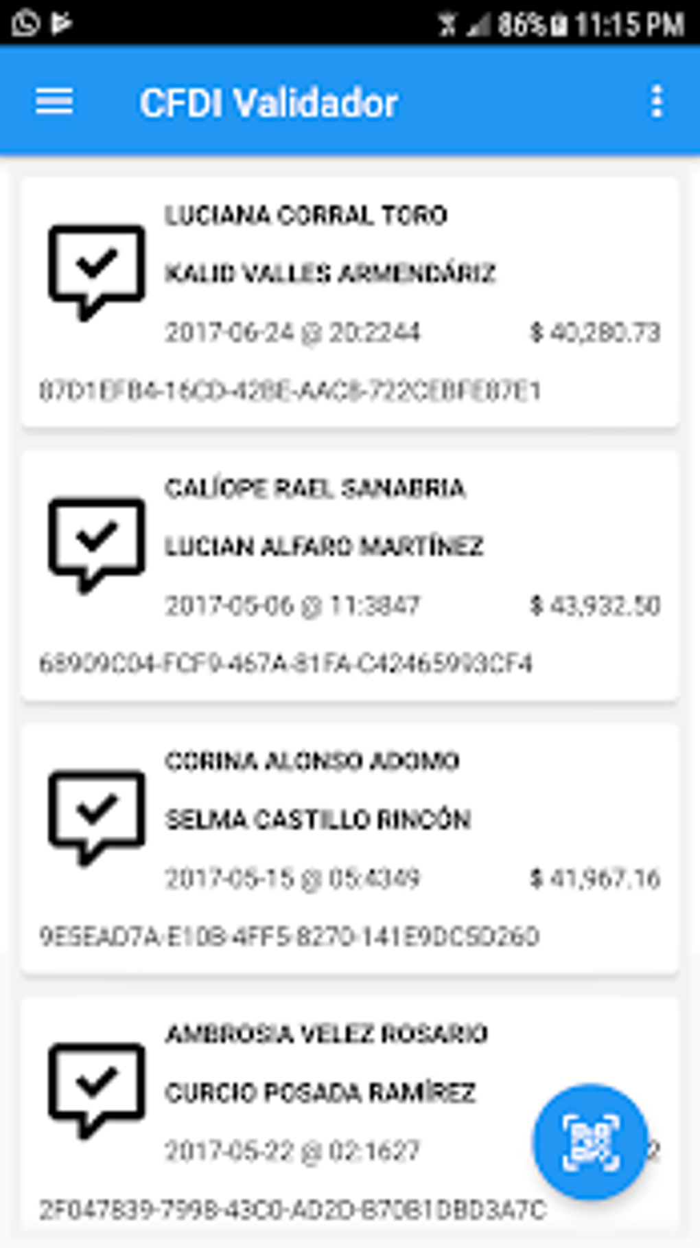 CFDI Validador Lite para Android - Descargar