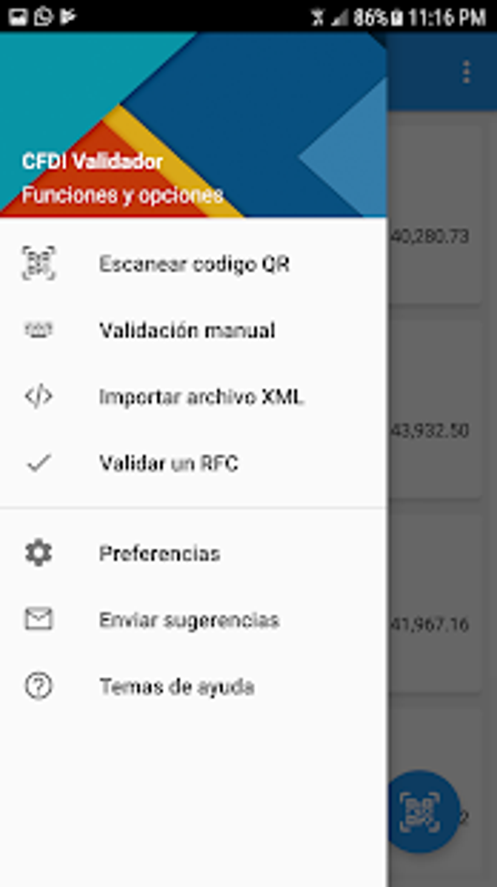 CFDI Validador Lite para Android - Descargar