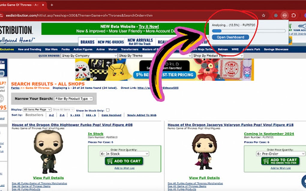 EE Distribution Analyser Google Chrome 용 - 확장 프로그램 다운로드