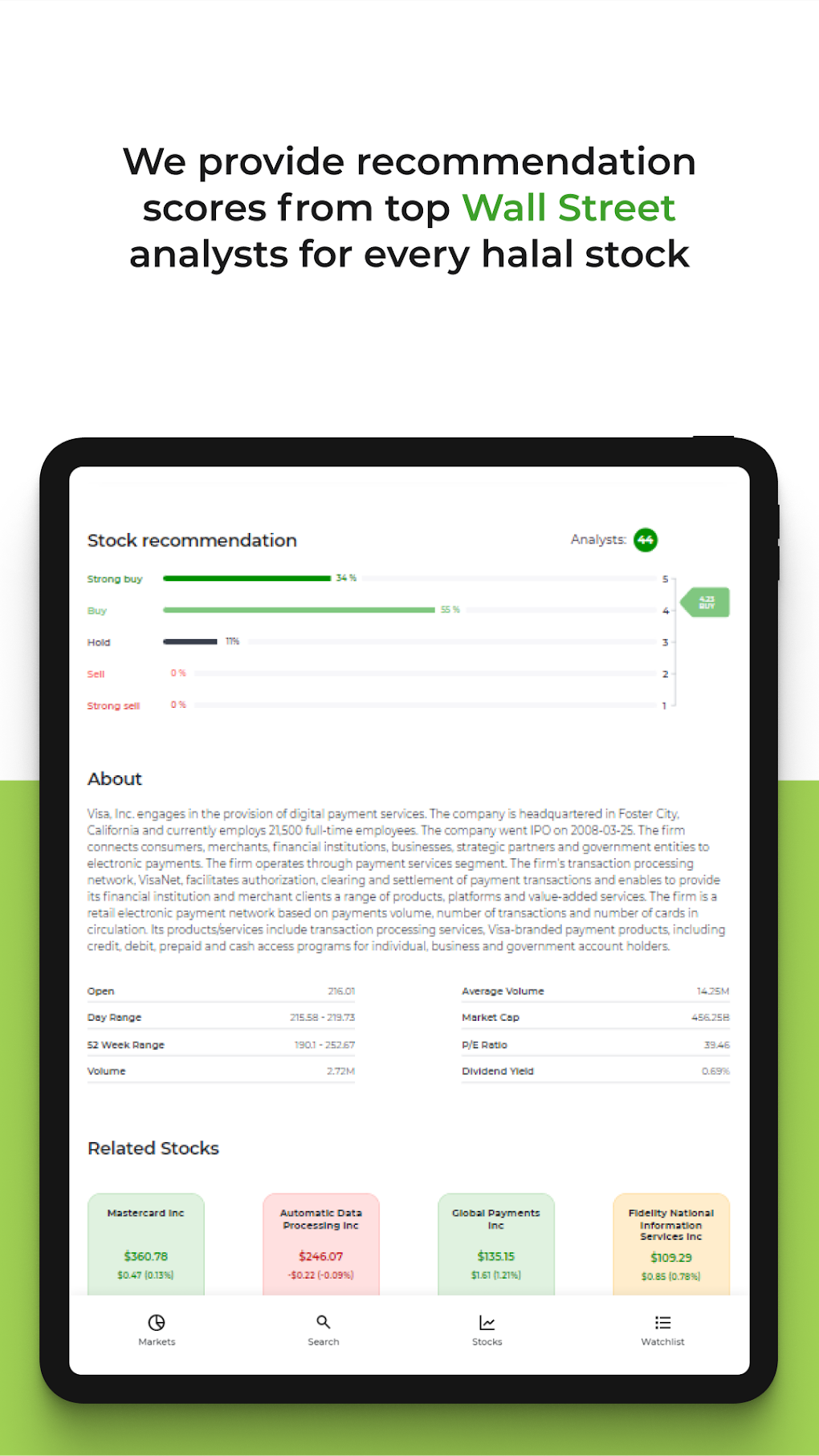 Musaffa - Halal Stock Screener for Android - Download
