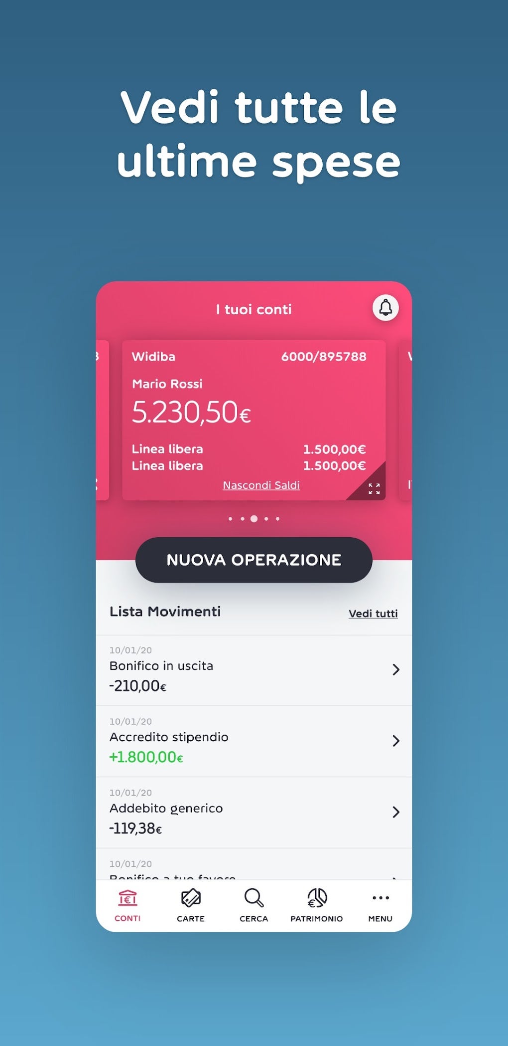 Banca Widiba para Android - Descargar