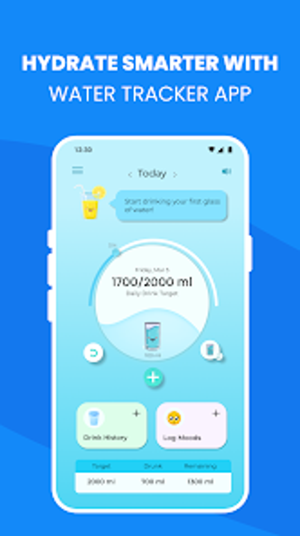 Drink Water Reminder Tracker for Android - Download