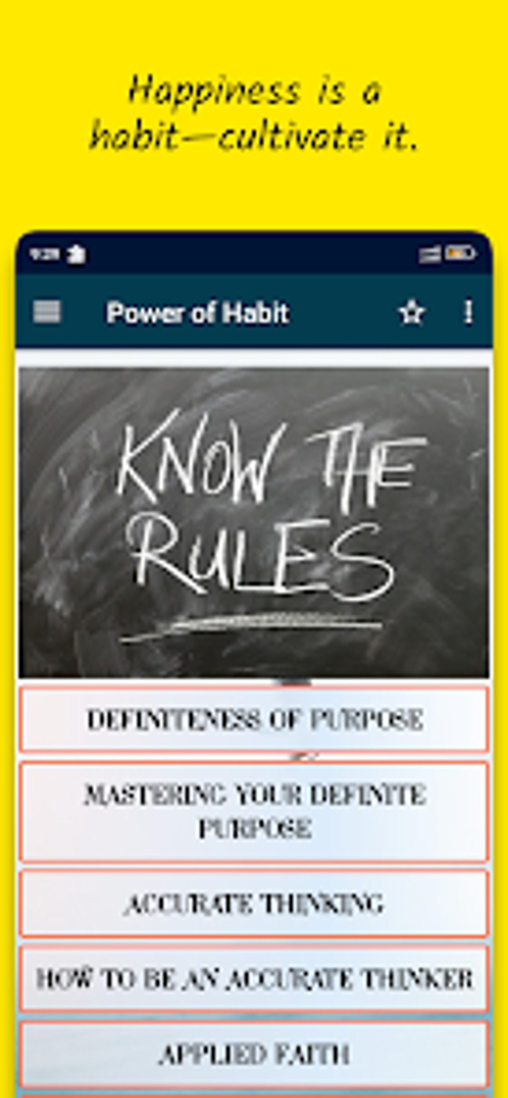 Power of Habit APK สำหรับ Android - ดาวน์โหลด