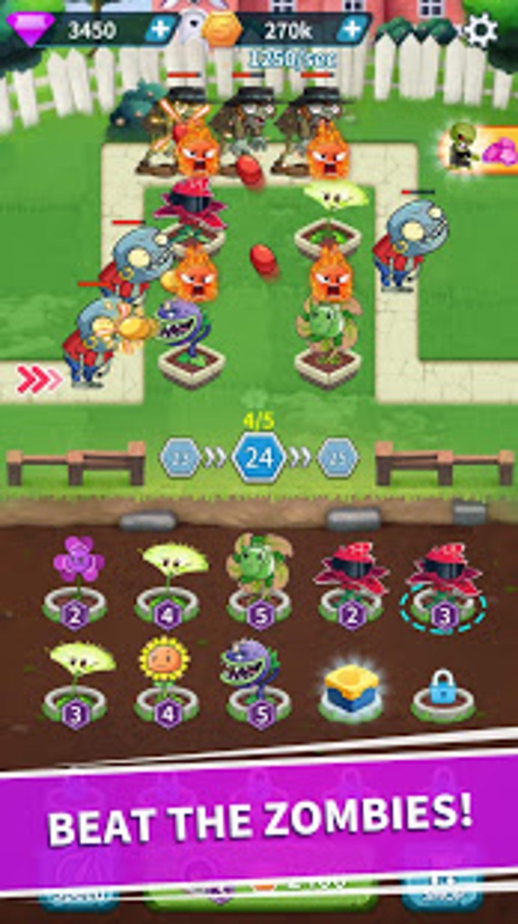 Merge Plants: Idle Flowers vs. Zombies APK para Android - Descargar