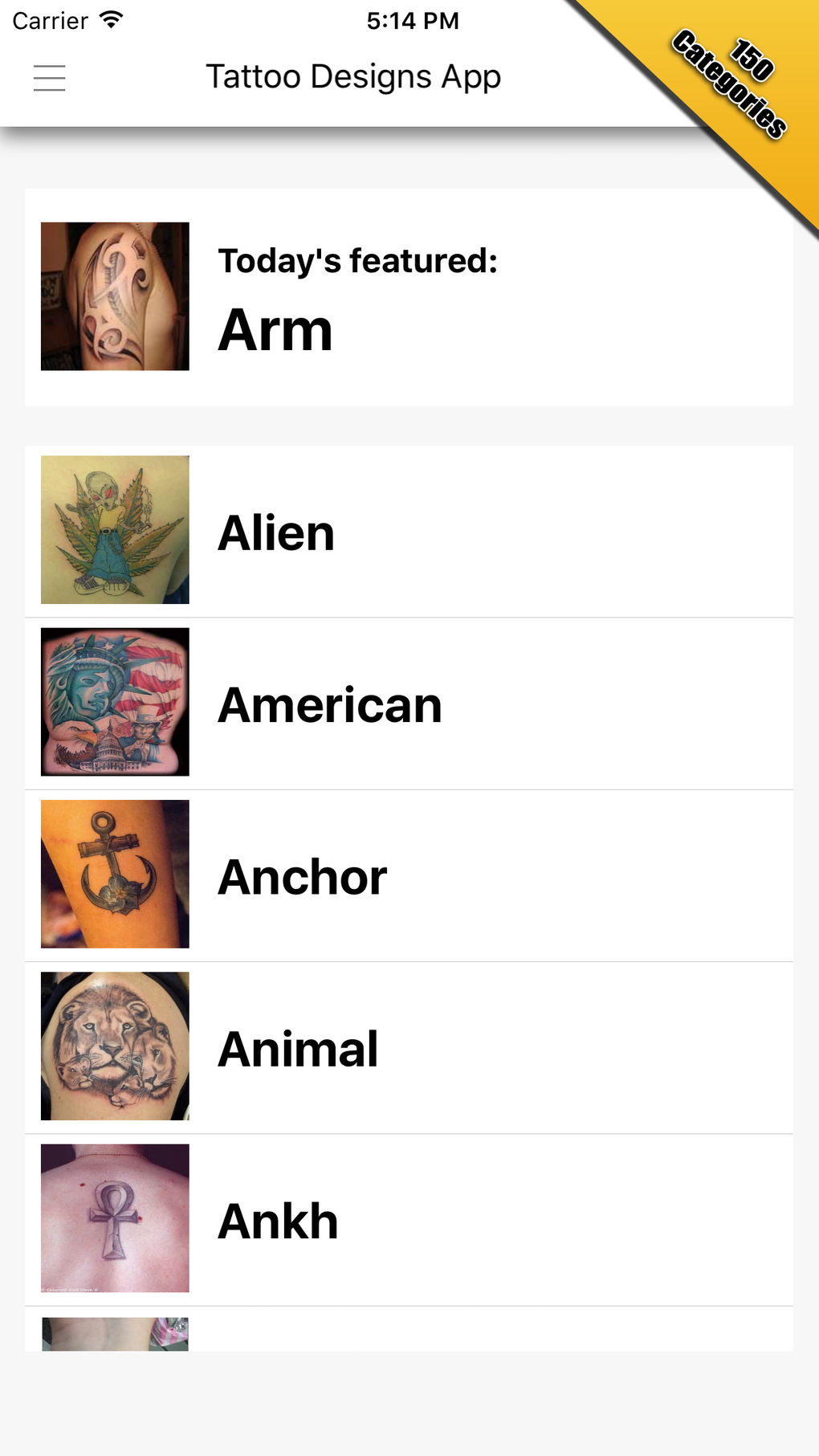 Tattoo Designs App pour iPhone - Télécharger