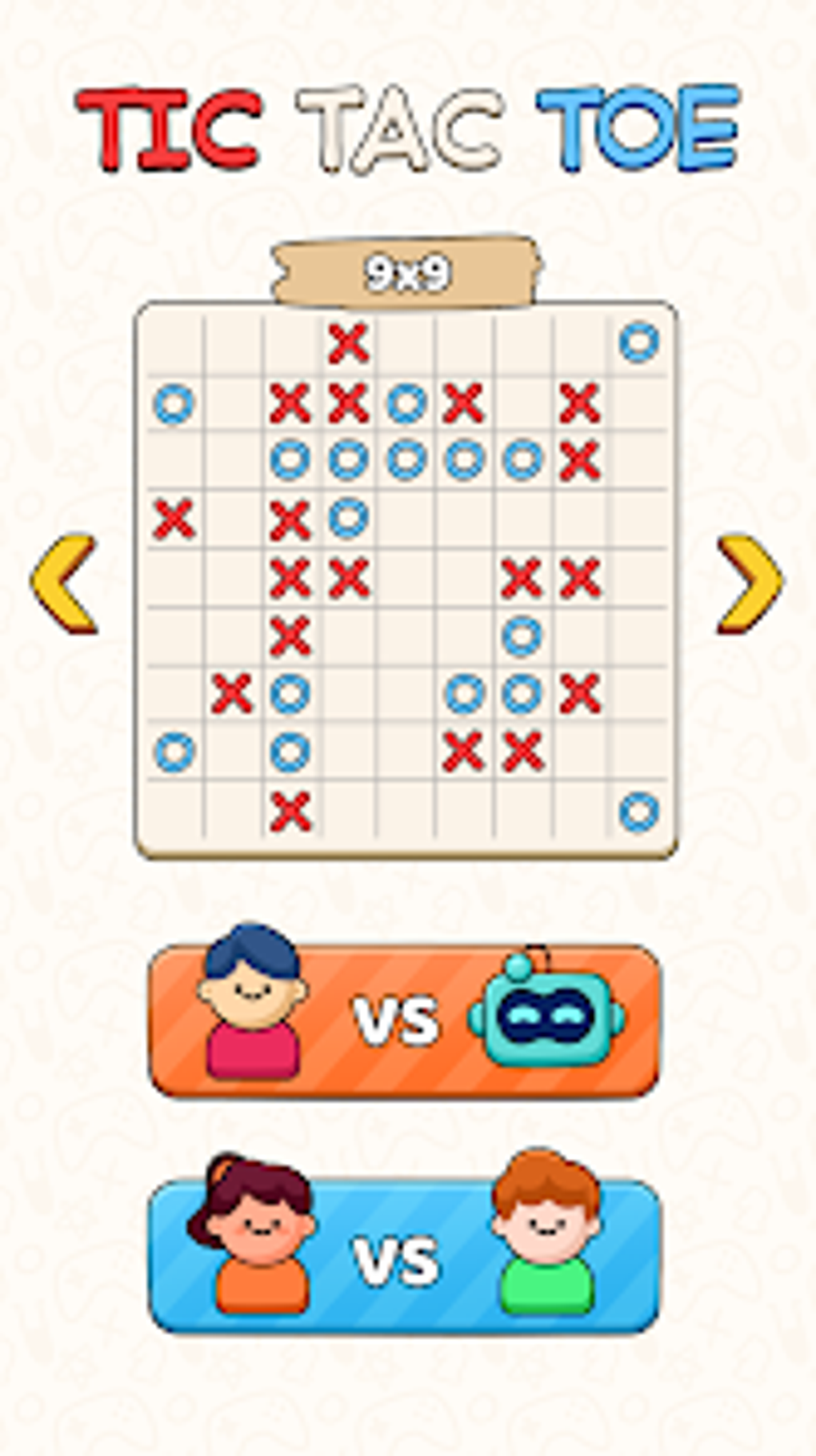 Tic Tac Toe - 2 Player XO pour Android - Télécharger