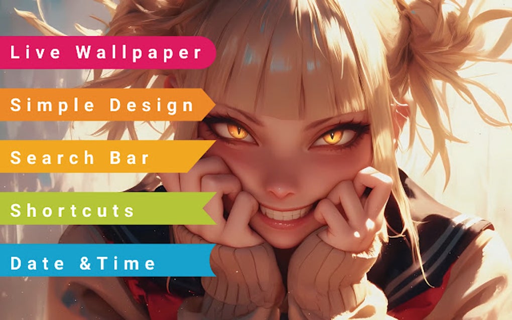 Himiko Toga My Hero Academia Live Wallpaper for Google Chrome ...