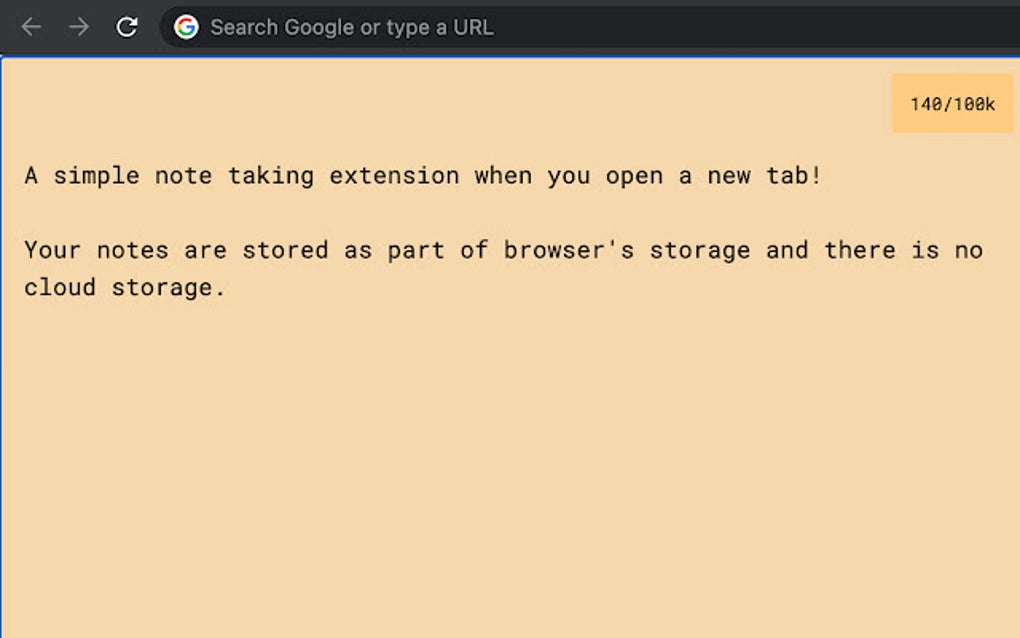 Notes in new tab Google Chrome 용 - 확장 프로그램 다운로드