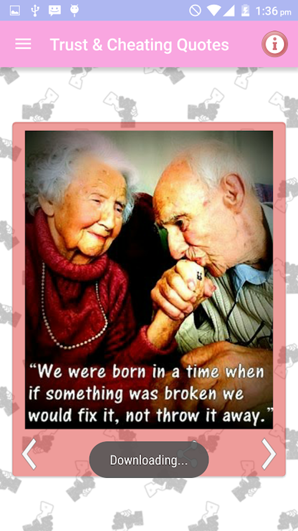 Android için Trust & Cheating Quotes Images APK - İndir
