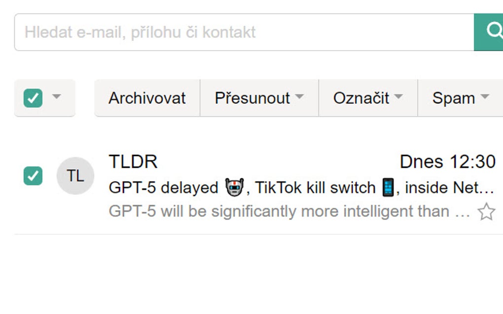 Seznam Inbox Zero for Google Chrome - Extension Download