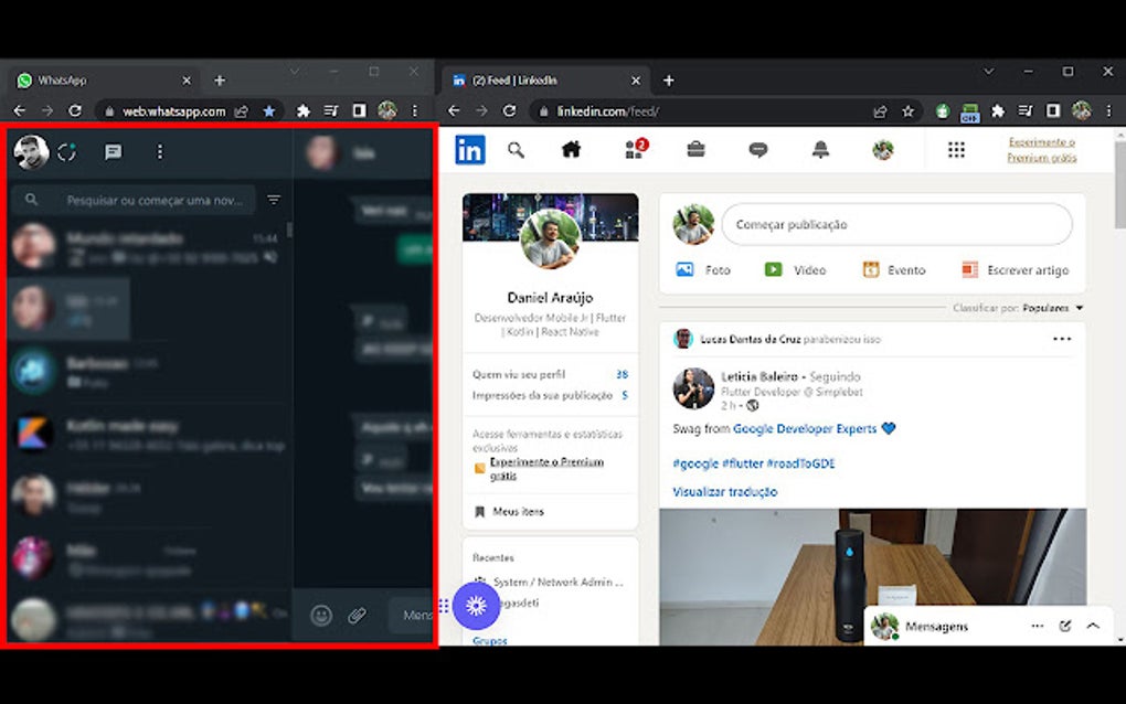 WhatsApp Min Width para Google Chrome - Extensión Descargar