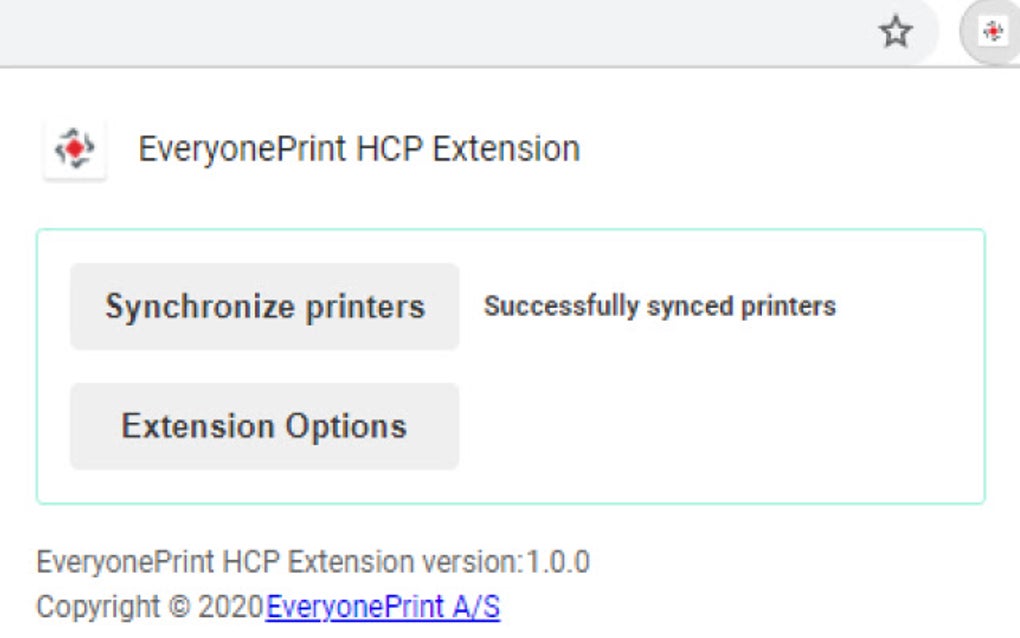 EveryonePrint HCP Extension for Google Chrome - Extension Download