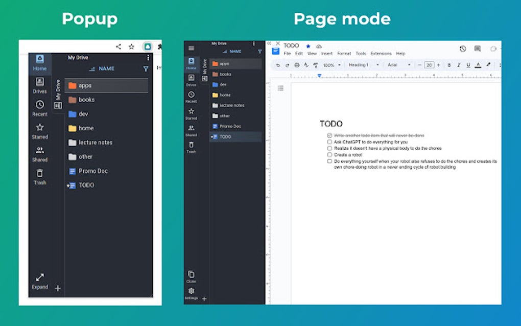 Drive Explorer for Google Chrome - Extension Download