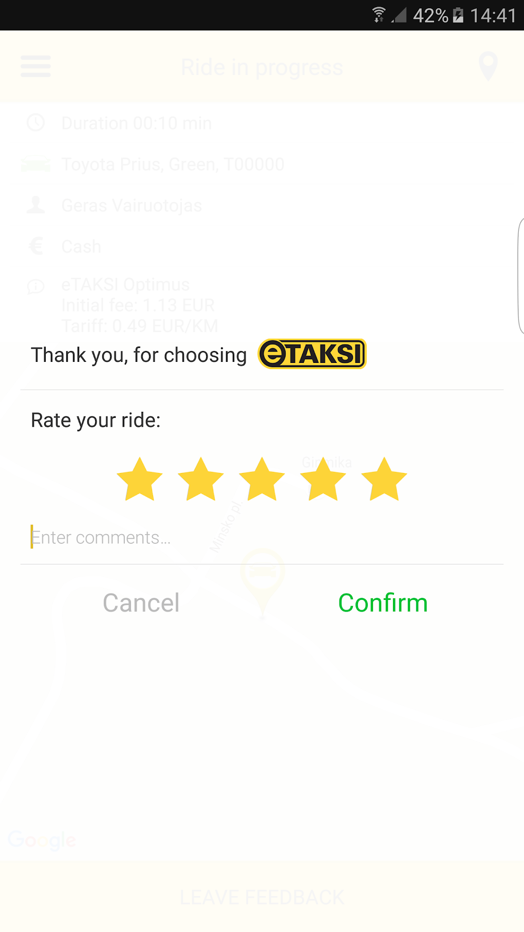 eTAKSI - get taxi in Lithuania APK for Android - Download