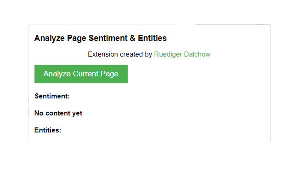 Sentiment & NER Analyzer for Google Chrome - Extension Download