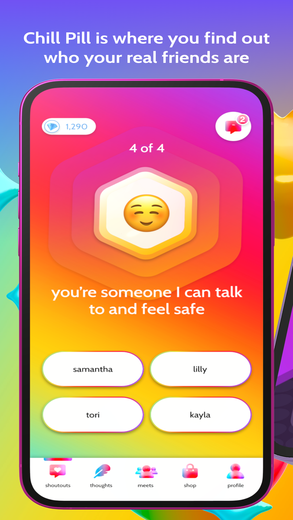 Chill Pill - match w friends for iPhone - Download