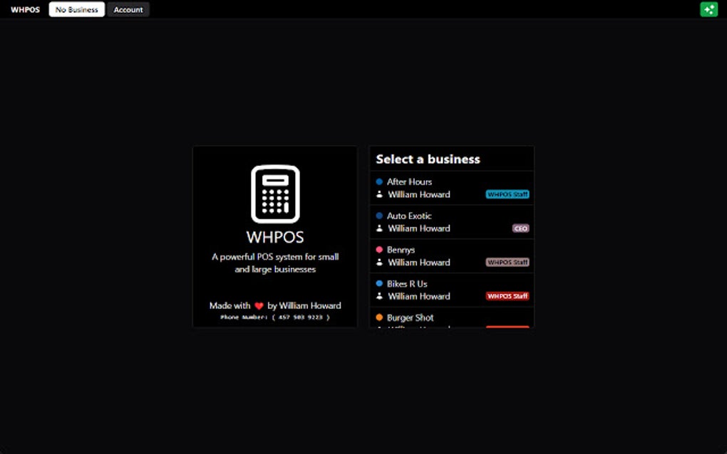 WHPOS Bridge for Google Chrome - Extension Download