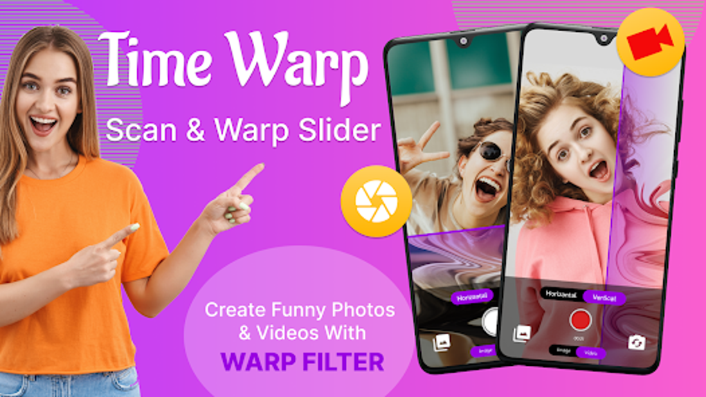 Time warp scan: Warp slider pour Android - Télécharger