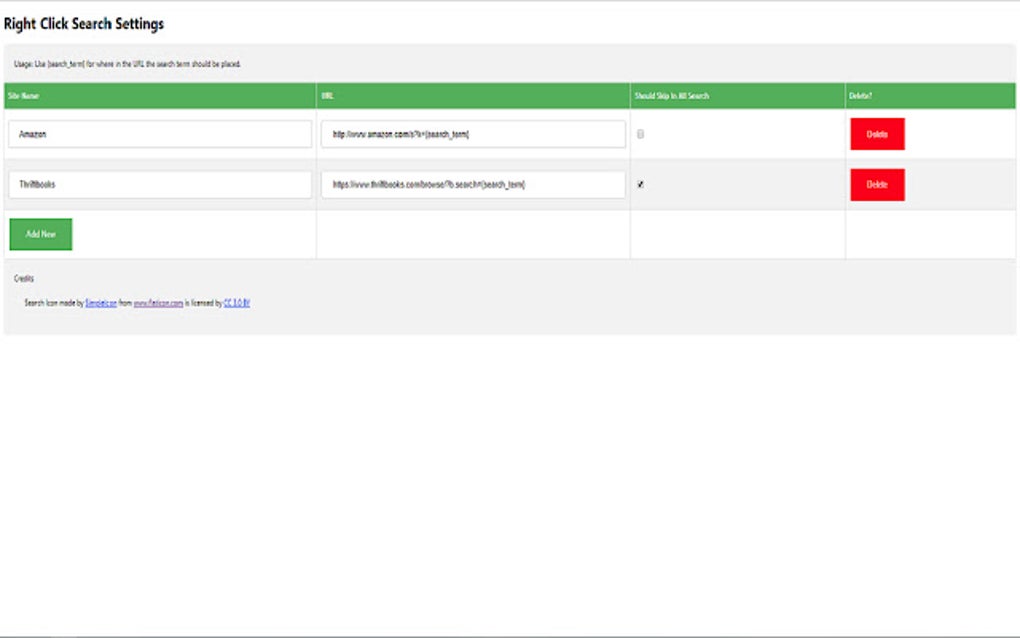 Right Click Search para Google Chrome - Extensión Descargar