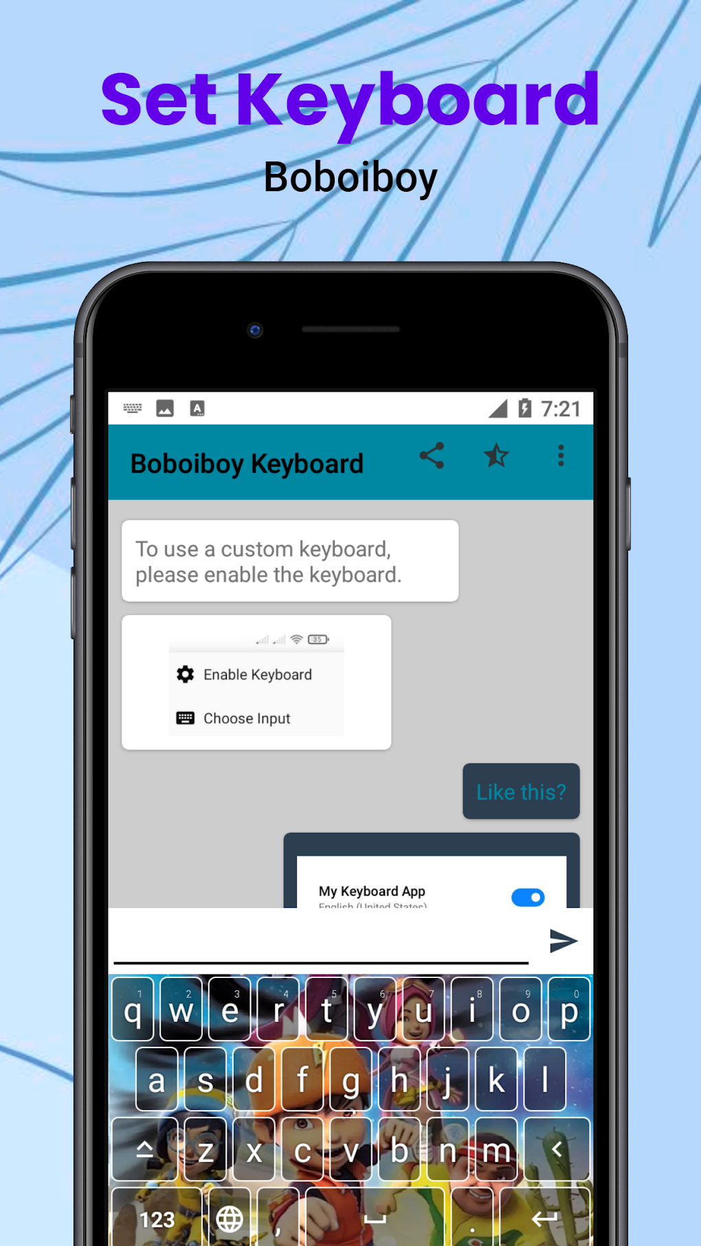 Android 용 Boboiboy Keyboard Call - 다운로드