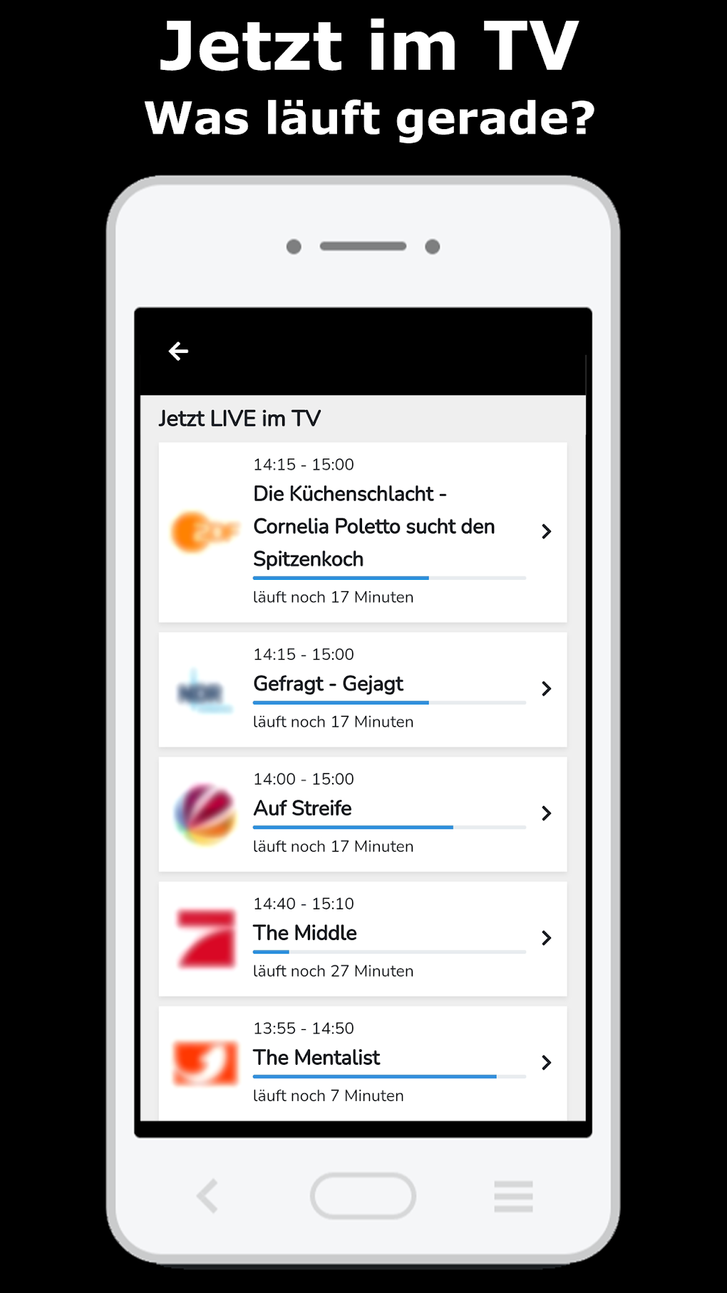 LIVE TV - Fernsehen TV Progra para Android - Descargar