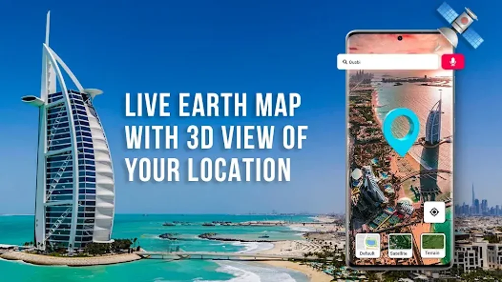 Live Satellite View Earth Map für Android - Download