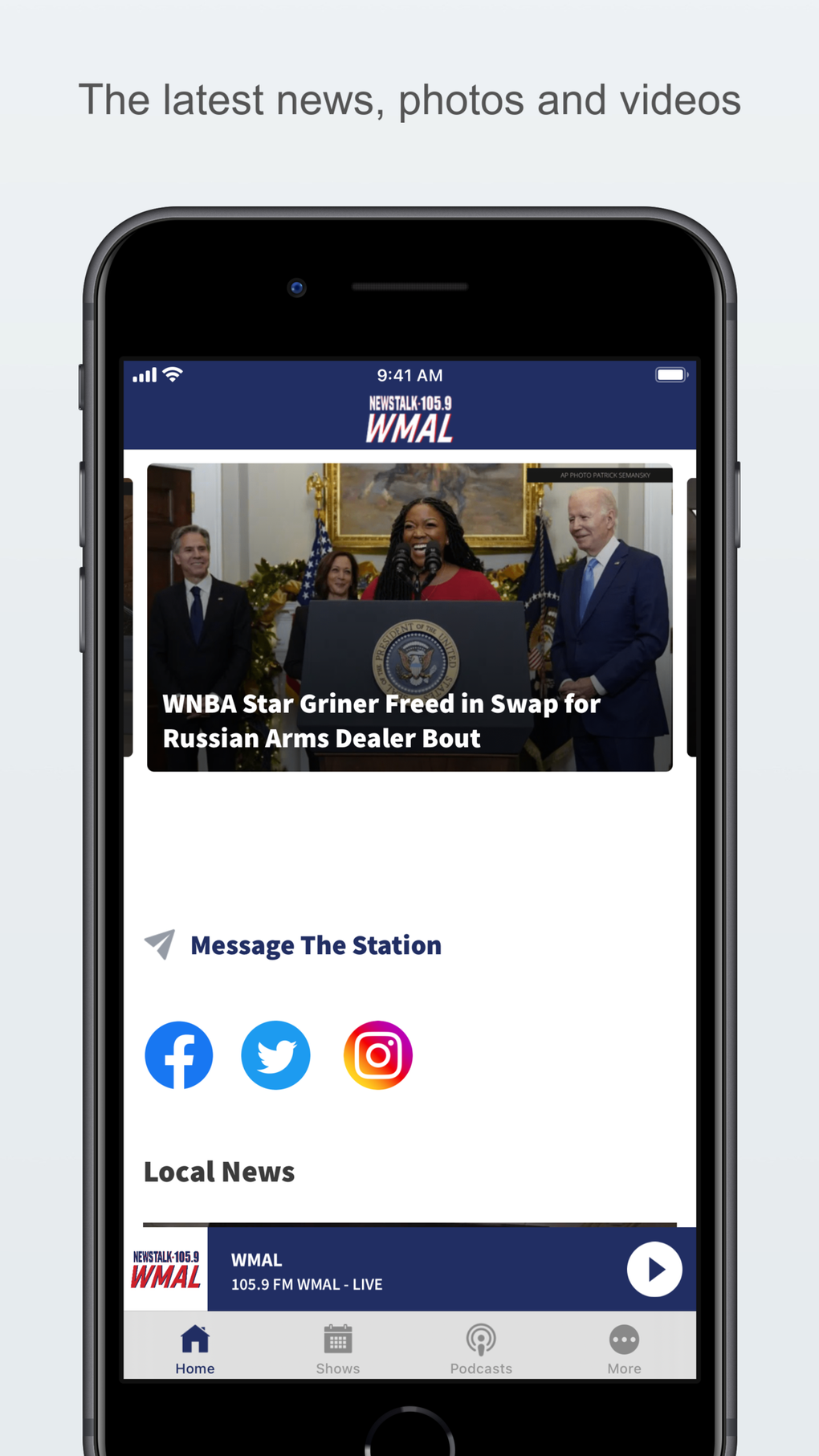 WMAL para iPhone - Descargar