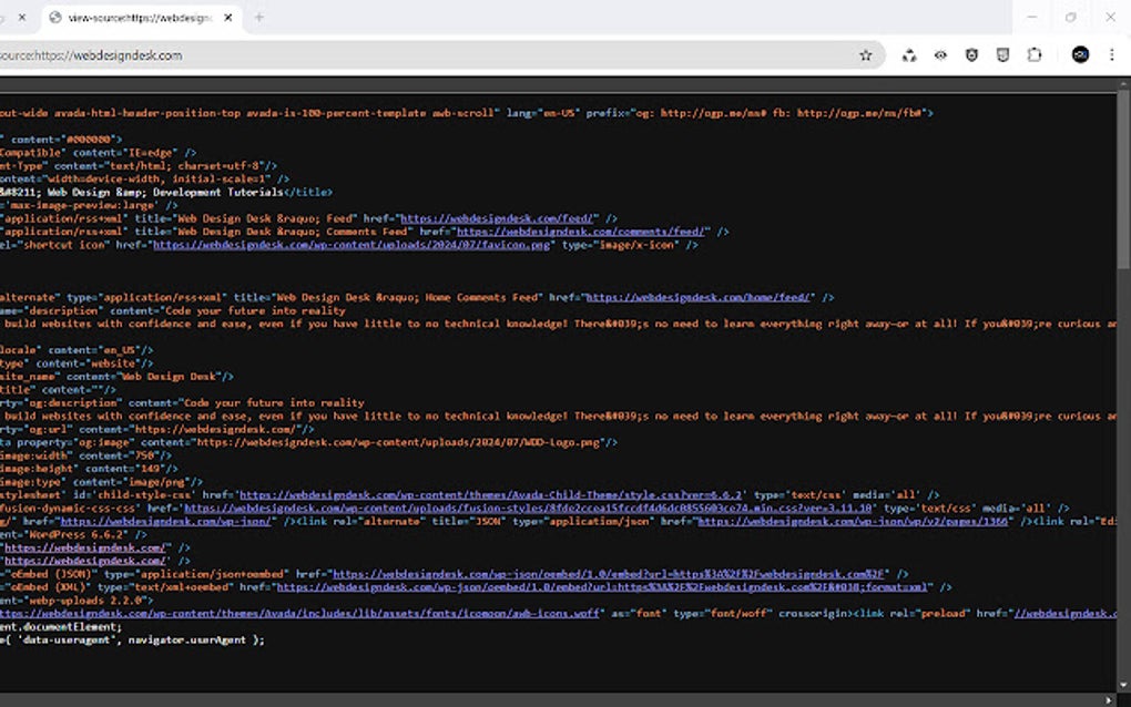 View Page Source para Google Chrome - Extensión Descargar
