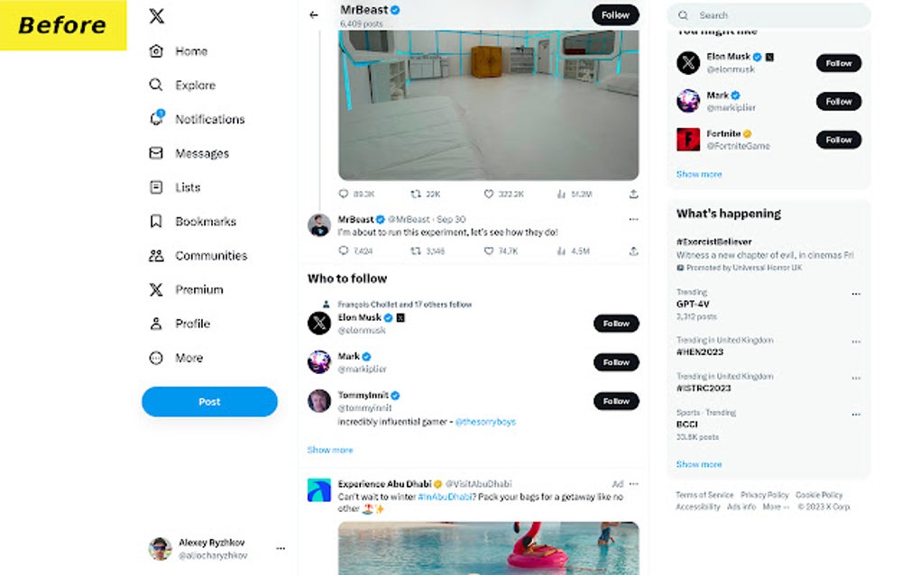The Ad Blocker for X.com (Twitter) for Google Chrome - Extension Download