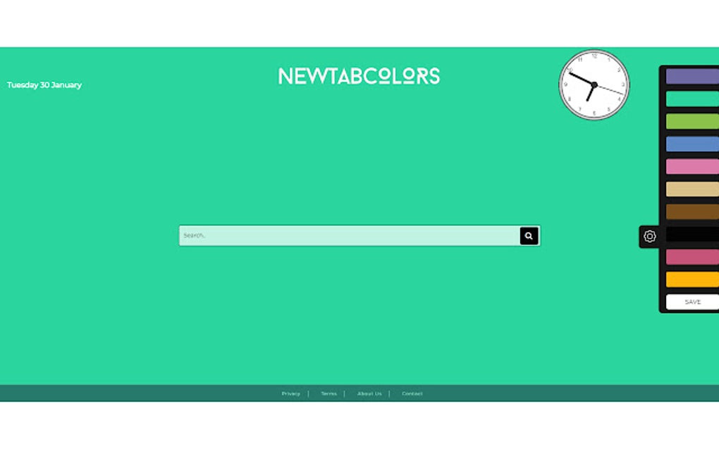 New Tab Colors for Google Chrome - Extension Download
