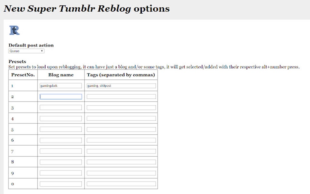 New Super Tumblr Reblog for Google Chrome - Extension Download