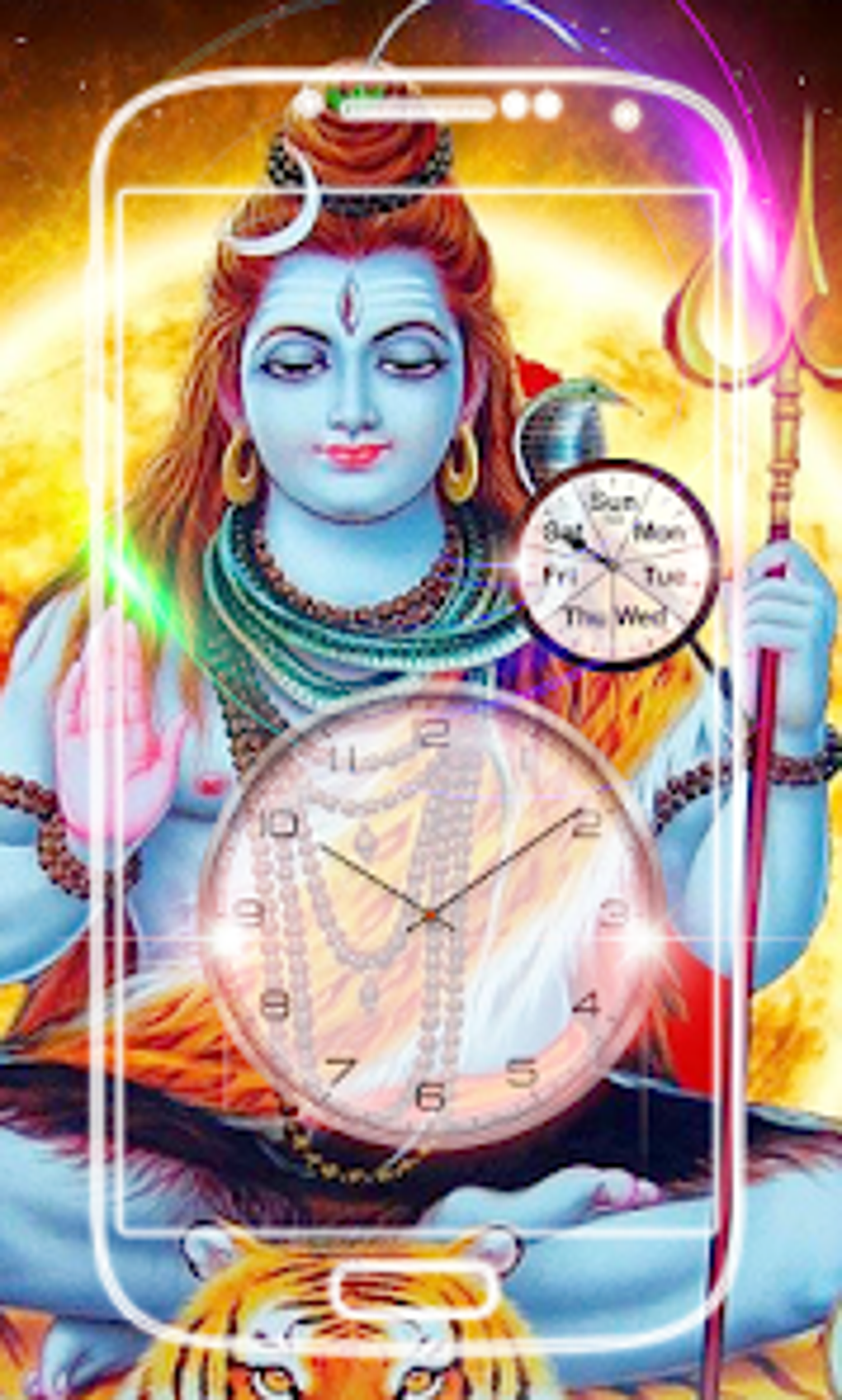Lord Shiva Clock Live Wallpape F r Android Download