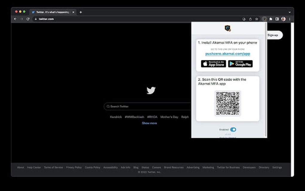 Akamai MFA para Google Chrome - Extensión Descargar