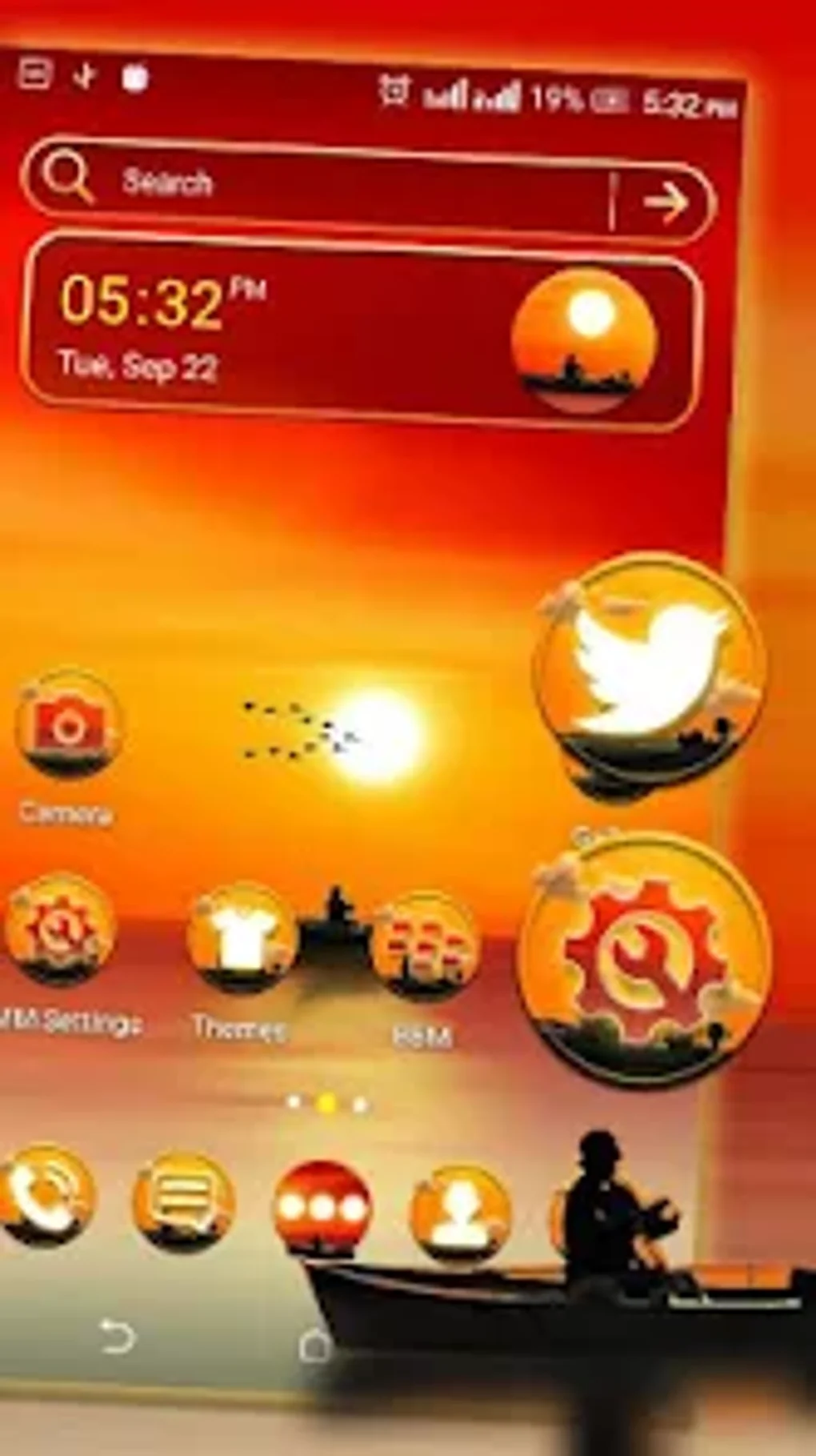 Sunset Launcher Theme para Android - Descargar